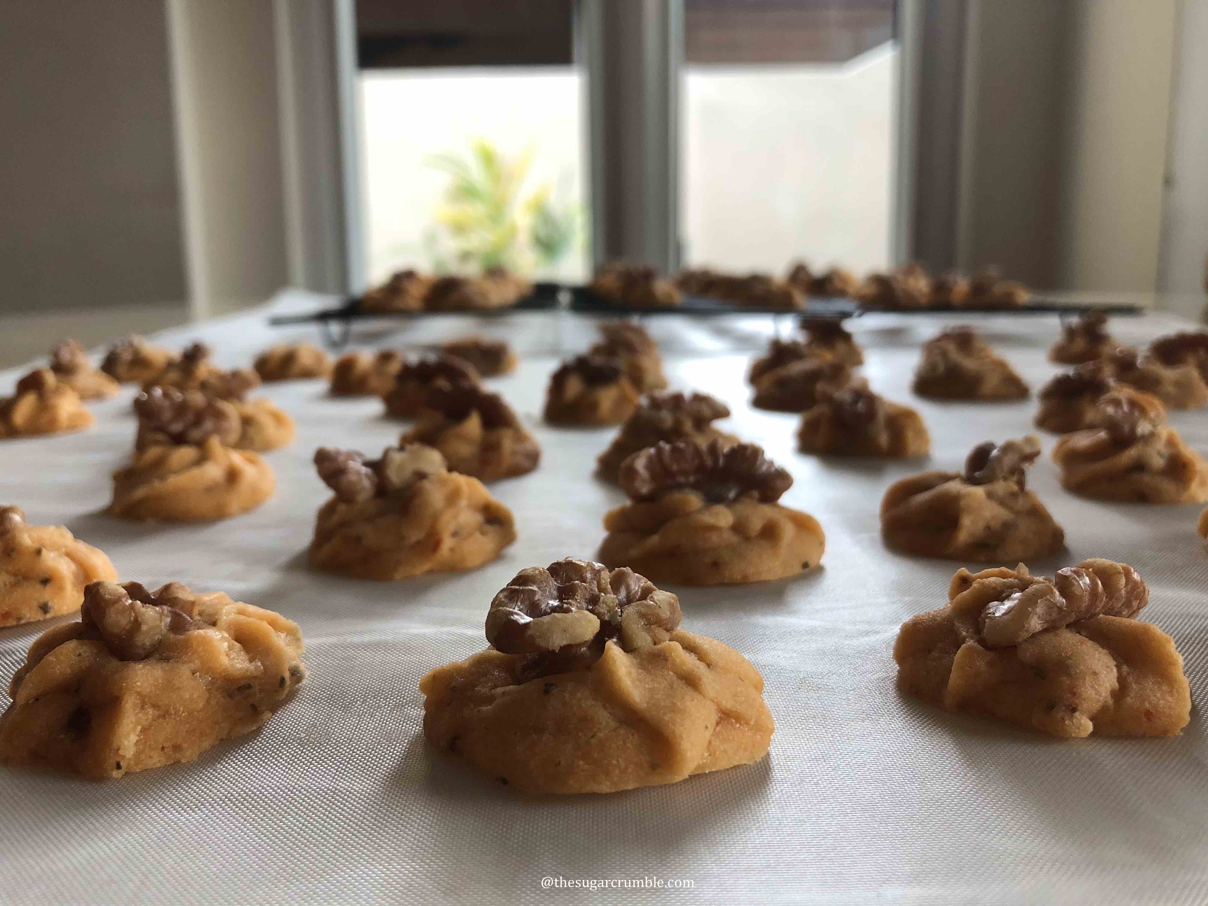 Walnut Laksa Cookie (VIDEO) - thesugarcrumble: a family food blog ...
