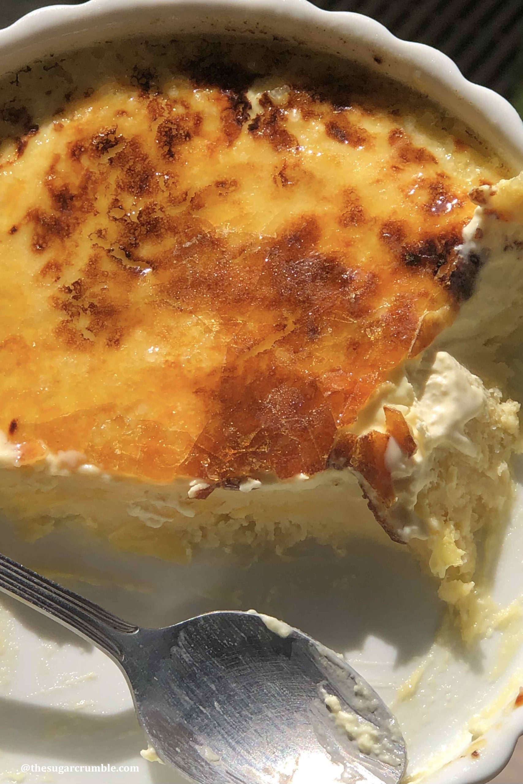 Durian Creme Brulee - thesugarcrumble: a family food blog adventure!