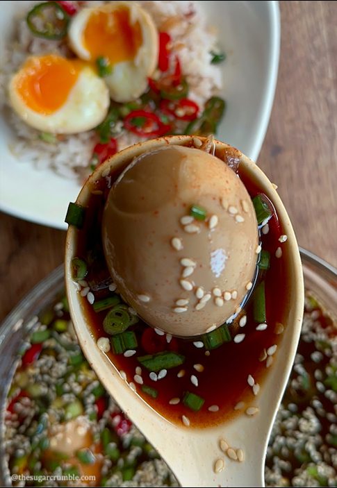 Korean Jammy Eggs! - thesugarcrumble: a family food blog adventure!